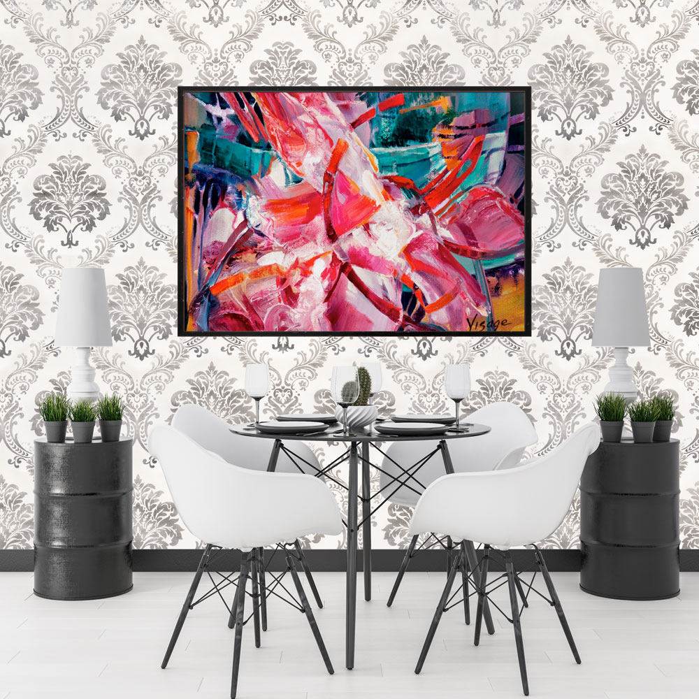 Papel Tapiz Adherible Imperial Rombos 10m X 45cm