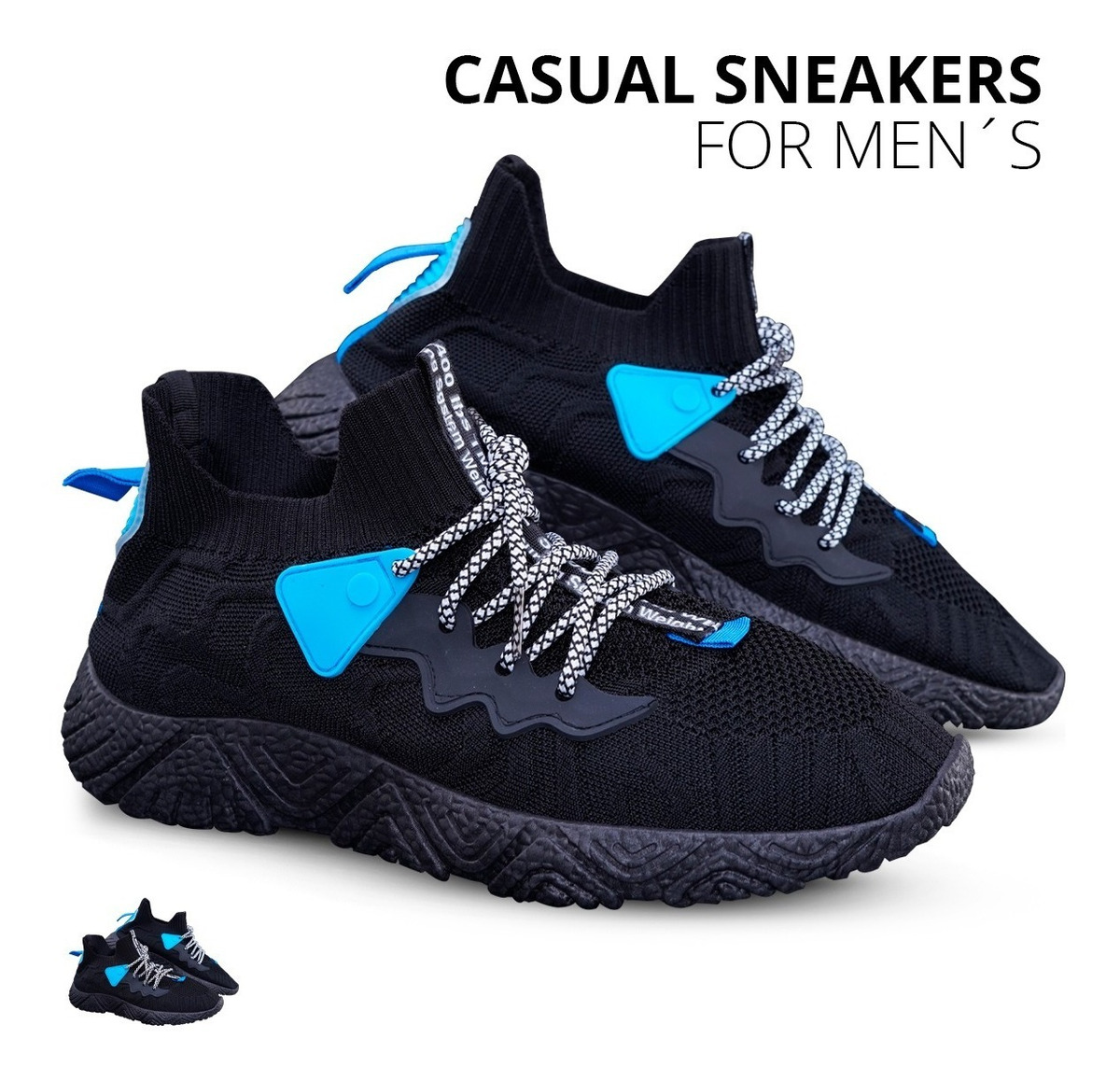 Tenis Deportivos De Hombre Sneakers Calzado Casual De Moda