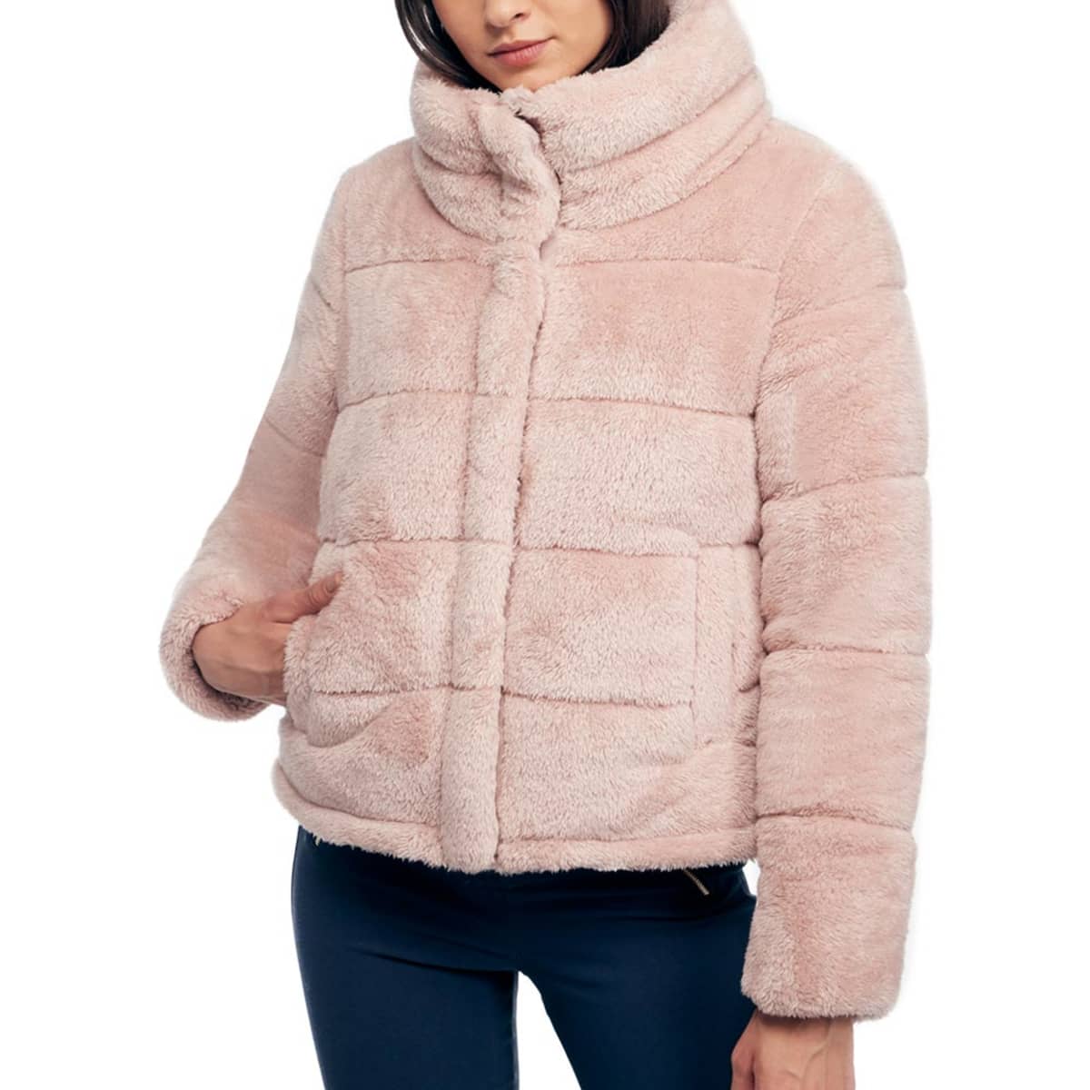 Chamarra Holly Land color rosa para mujer, mod. 1037350