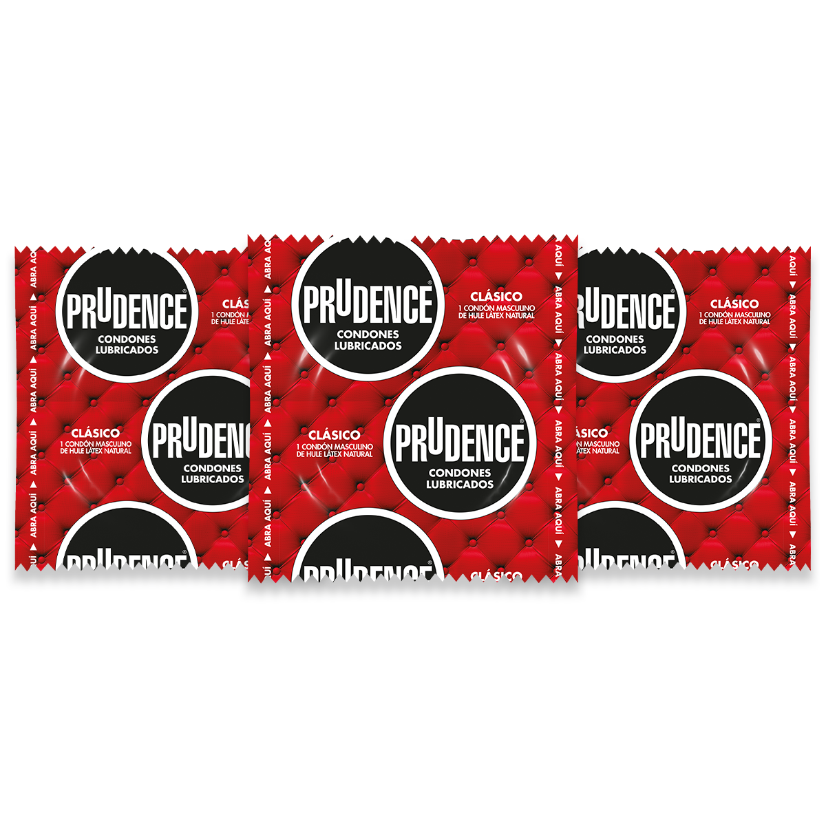 Caja con 3 Condones Prudence Clasico lubricados
