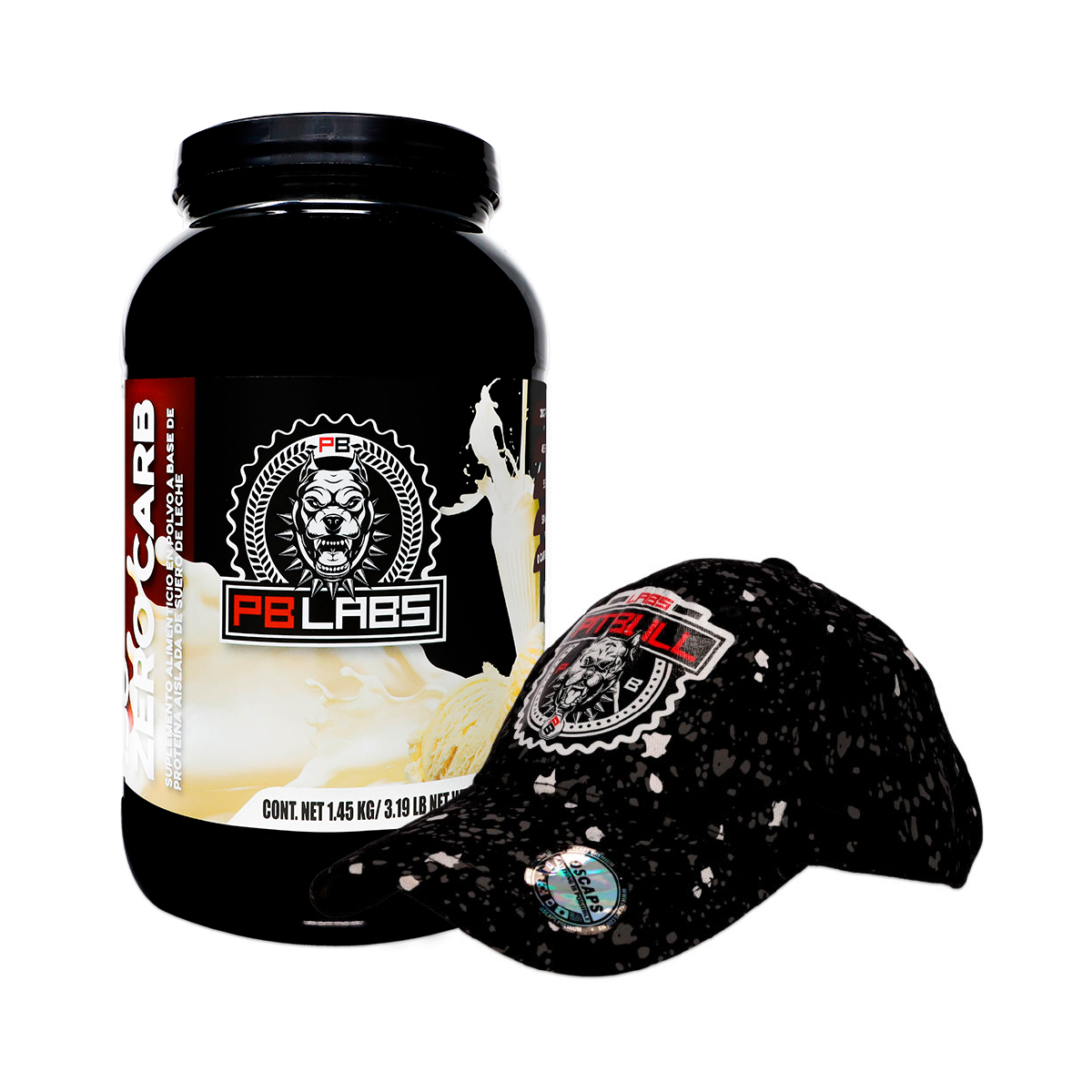 Proteina Pb Labs Vainilla 45 Servicios + Gorra Pitbull