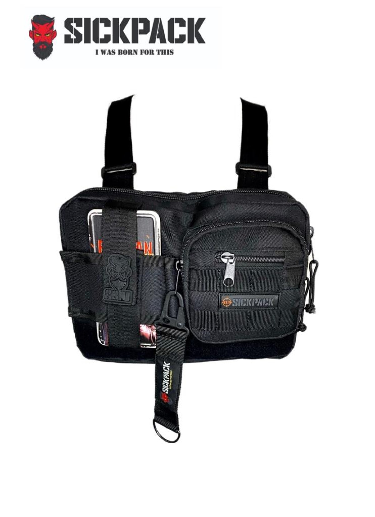 Chest Bag Pechera Sickpack Sk05 Bolsa Invisible Multiusos