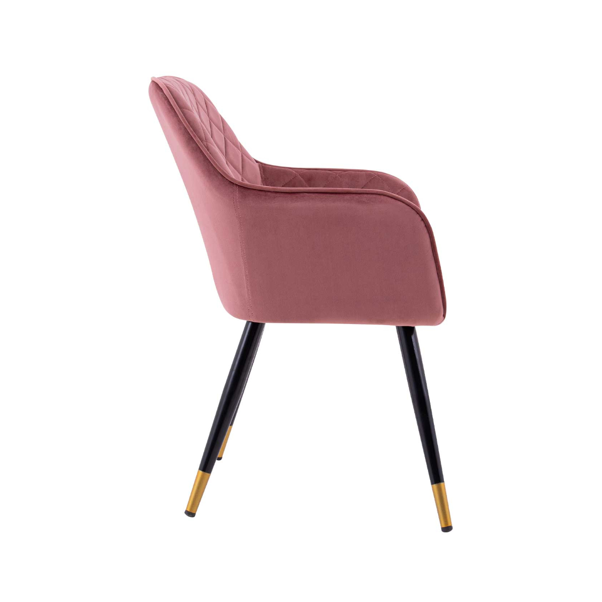 Sillón Individual Bellini de Tela color Rosa