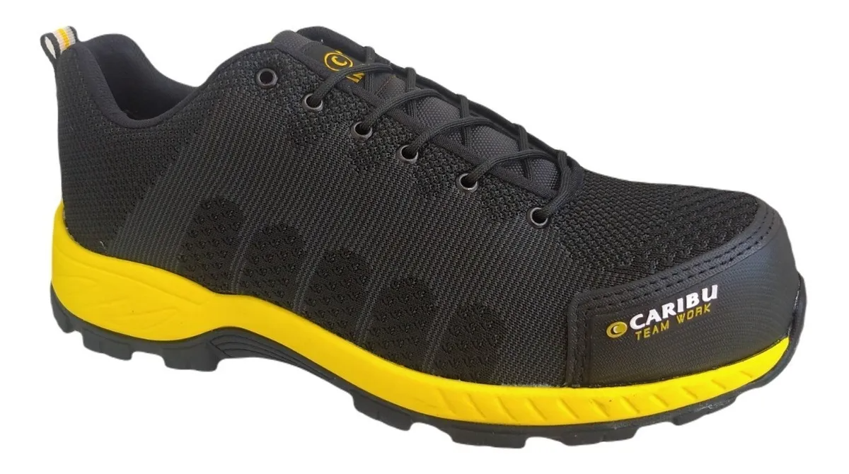 Tenis Industrial Choclo Con Casco Marca Caribu Modelo 325