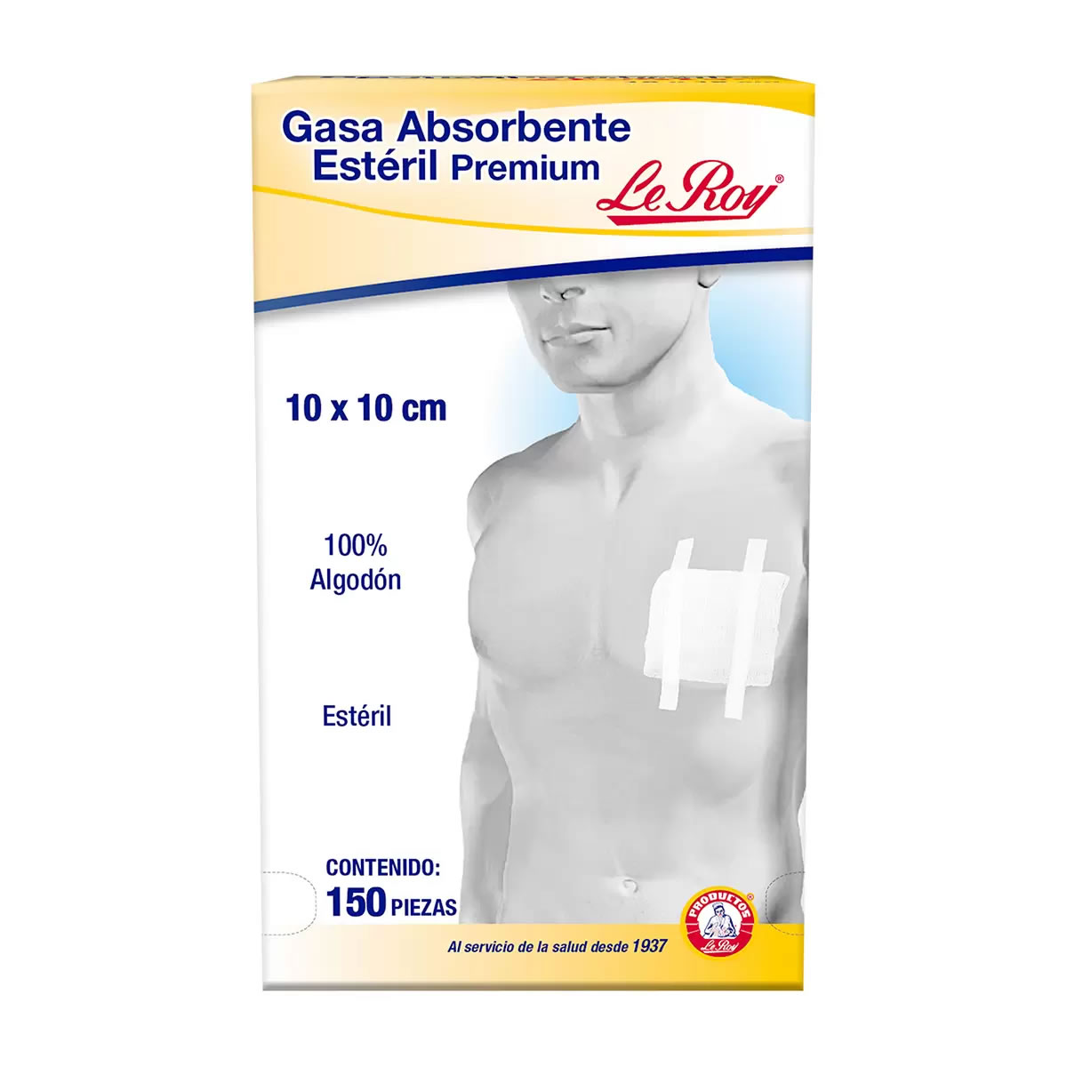 Caja De Gasas Absorbente Con 150 Pzas Le Roy 668746 CST