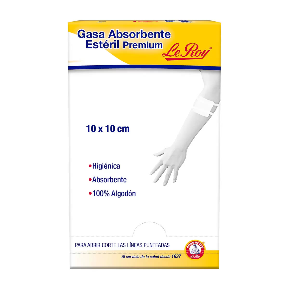 Caja De Gasas Absorbente Con 150 Pzas Le Roy 668746 CST