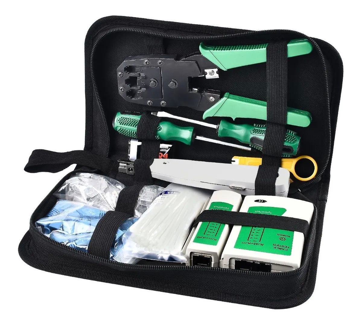 Kit De Herramientas Cableado Redes Utp Rj45 Rj11