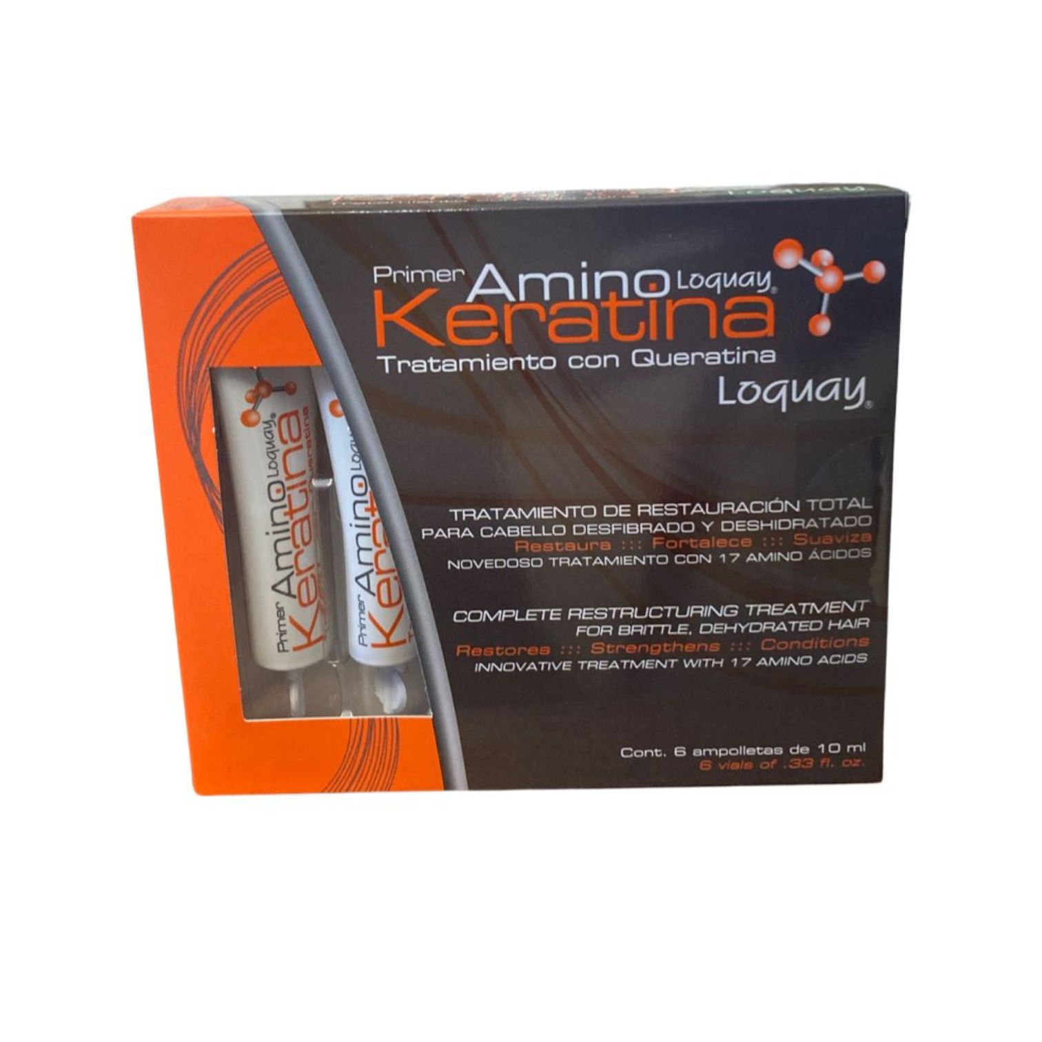 Loquay tratamiento amino keratina 6*10ml