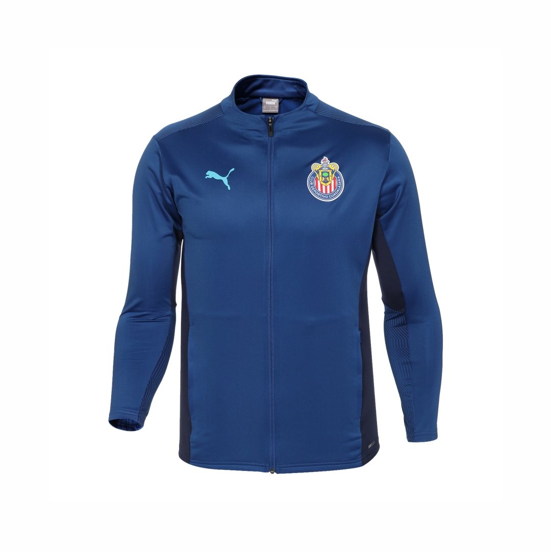 Puma Club Chivas Training Azul Chamarra Caballero 75885903