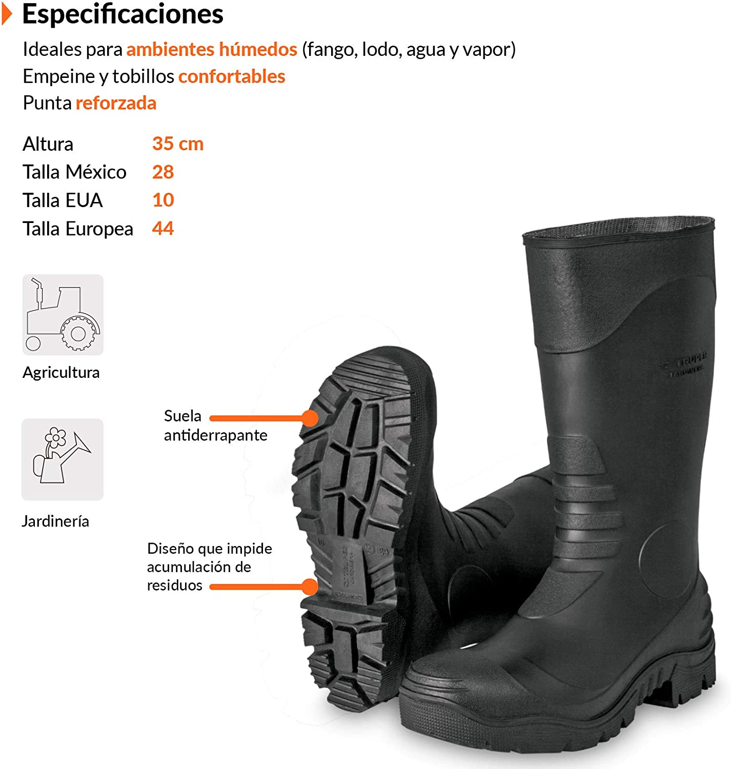 Bota Jardinera de PVC BOT-27J
