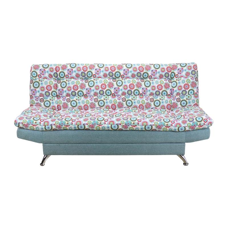 Sofá Cama Turquesa Mandala Matrimonial 3 Posiciones