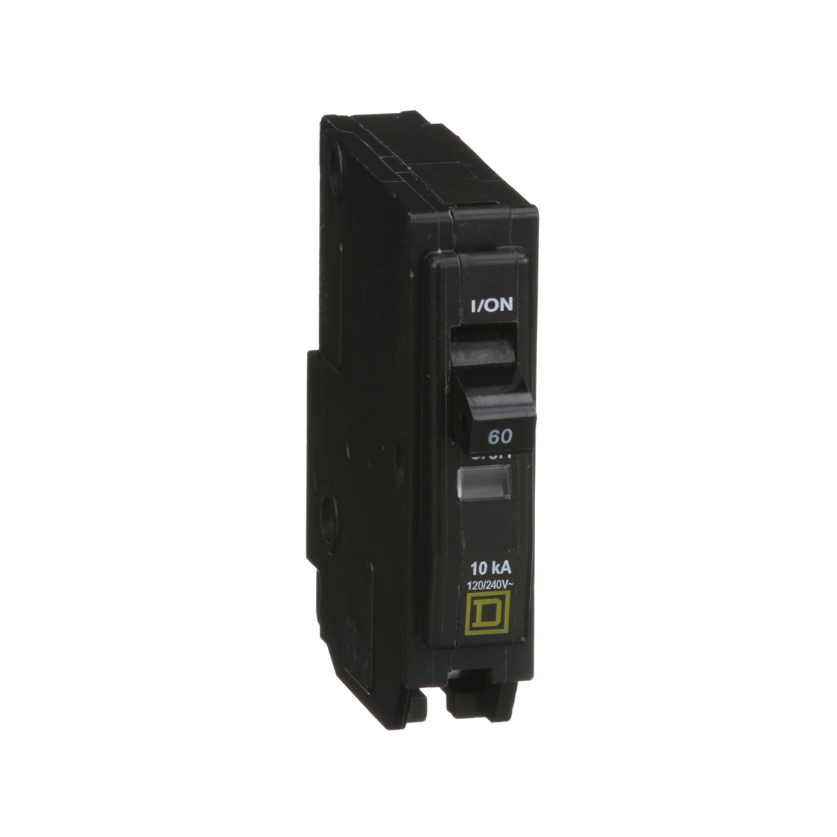 Interruptor termomagnético, QO 1P. 60 A. Enchufable, 10kA 120v