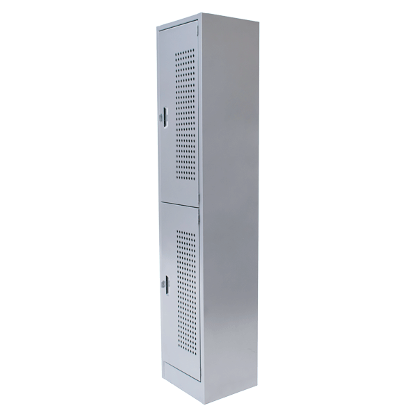 LOCKER DE 2 PUERTAS CON REJILLA