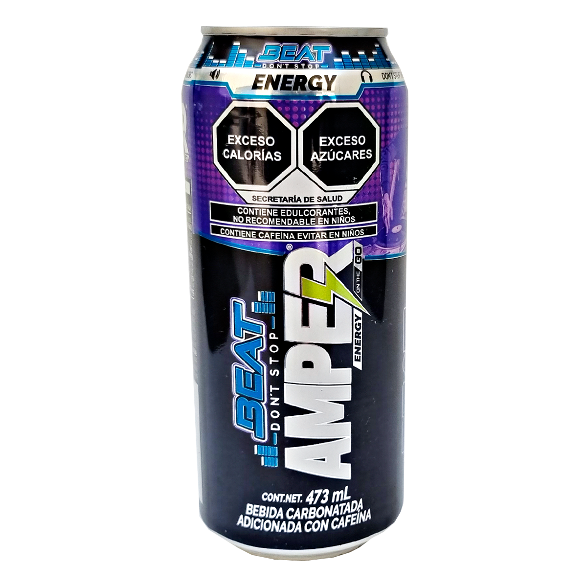 Bebida Energetizante Amper Beat 473ml Energy Con Cafeina