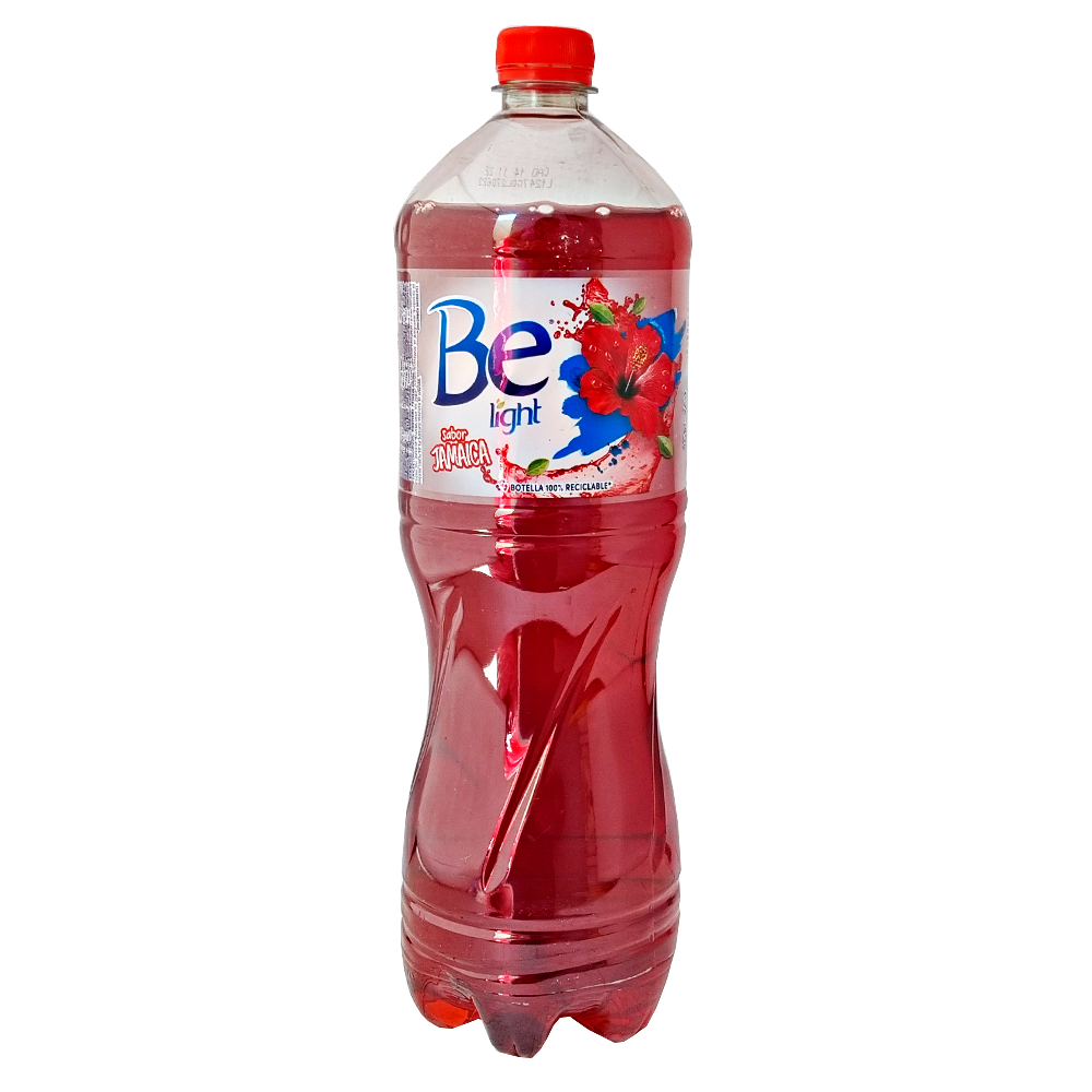 Agua Be Light Jamaica 1.5l Saborizada Sin Calorias Sin Azucar