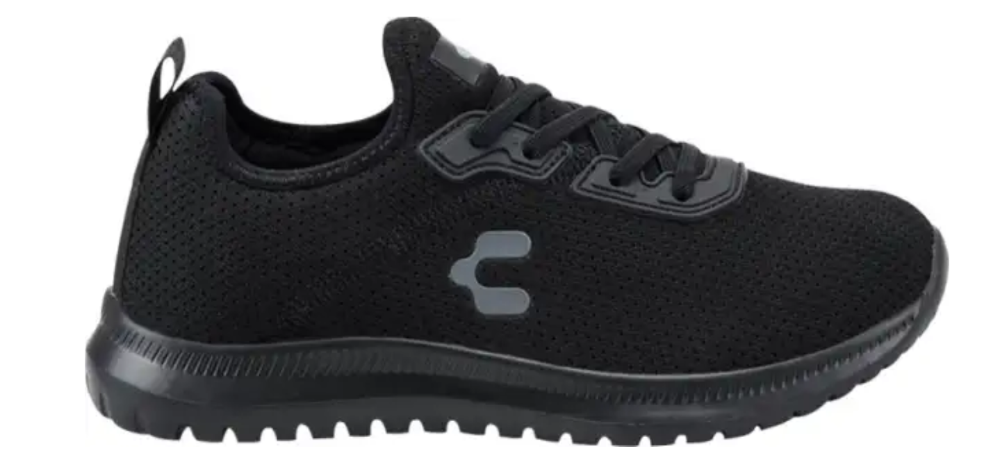 Calzado Tenis Deportivo Charly Dama Mujer Color Negro Textil
