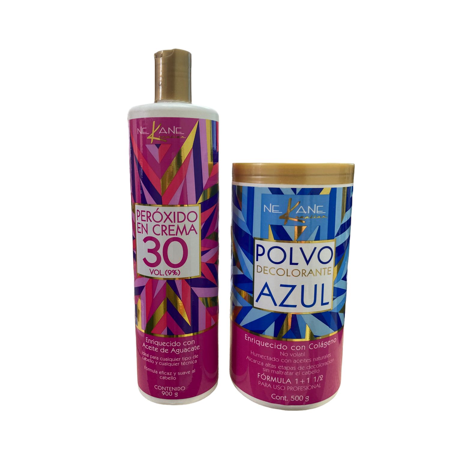 NEKANE Jgo Polvo Decolorante 500gr+ peroxido de 30 vol.