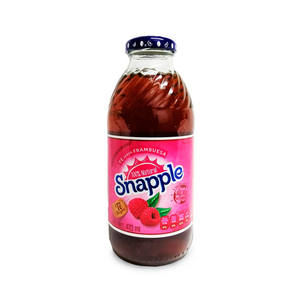 Té Helado Snapple Sabor Frambuesa 473ml