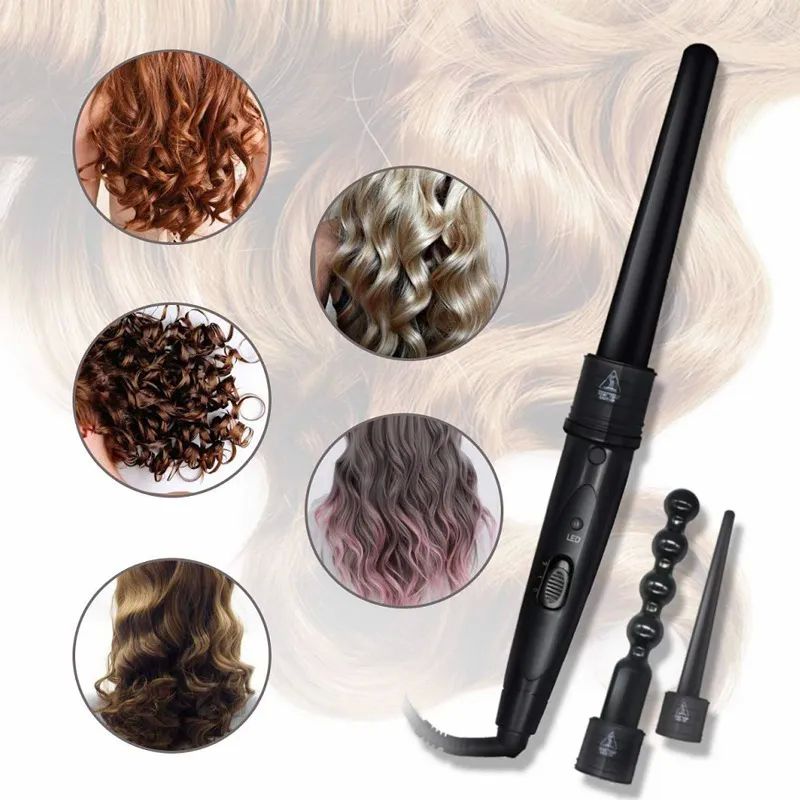 6 En 1 Plancha Rizadora De Cabello Cerámica Profesional