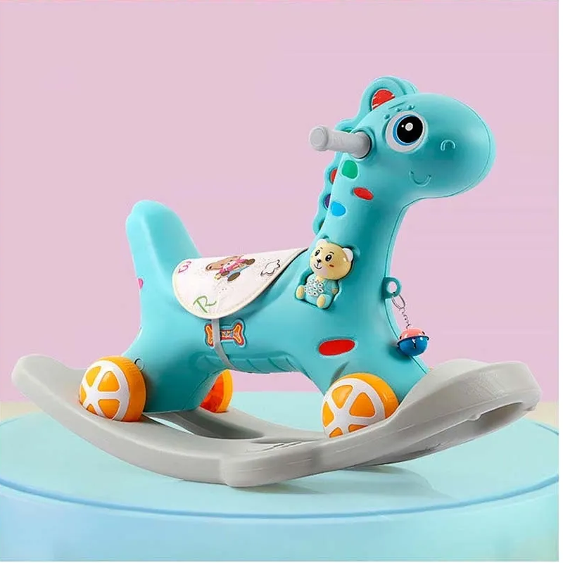 Caballo montable balancín mecedora 2 en 1 para niños