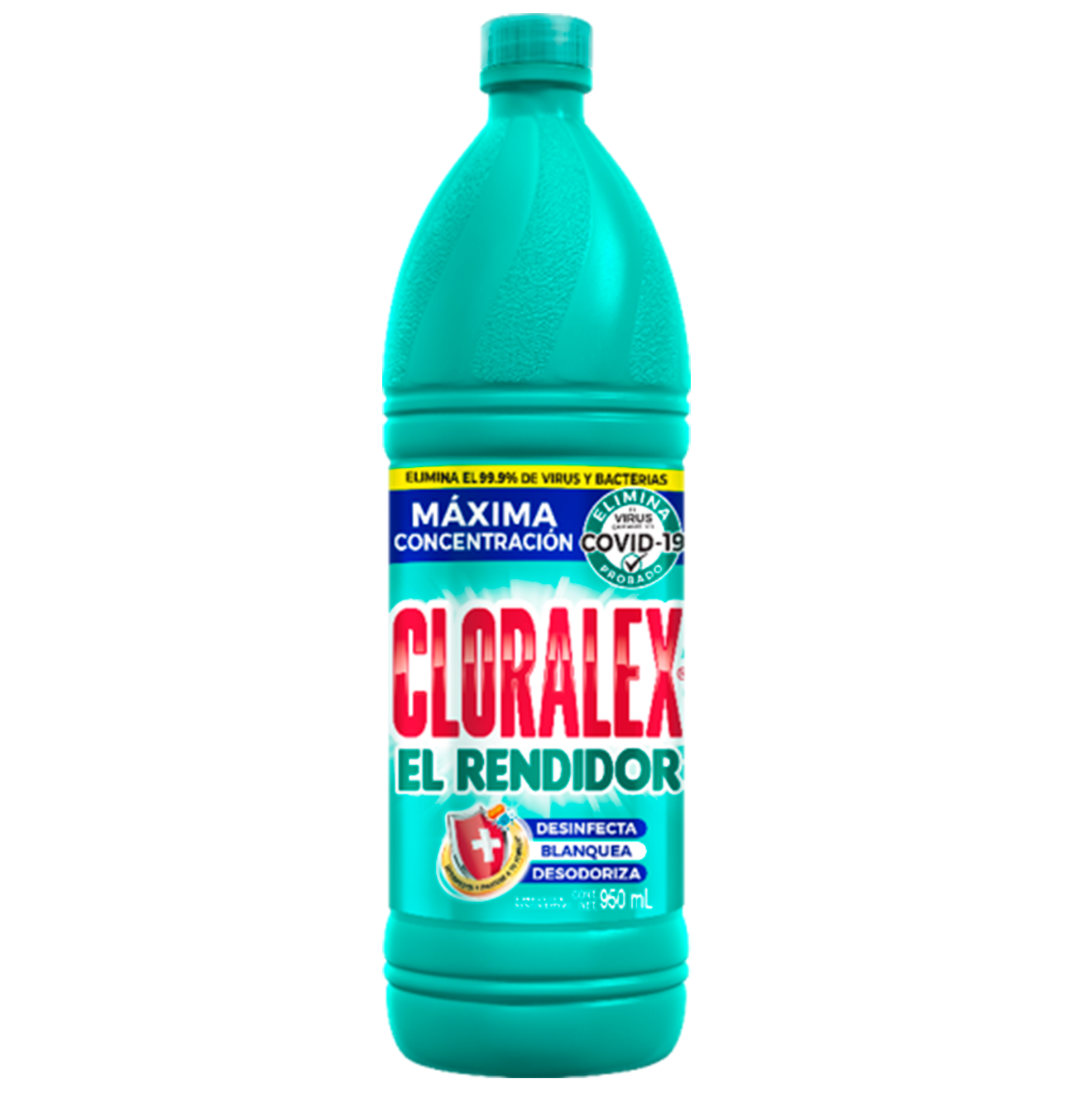Cloralex El Rendidor Blanqueador 950 Ml Caja 12 Piezas