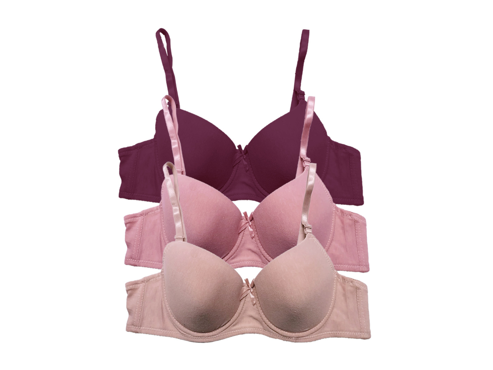 Paquete 3 Brasier con Varilla Tatys Fashion Pack Incluye 3 Diferentes ...