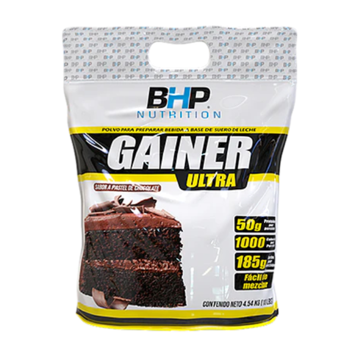Ganador BHP Gainer Ultra 10lbs 14 Serv. - Pastel de Chocolate