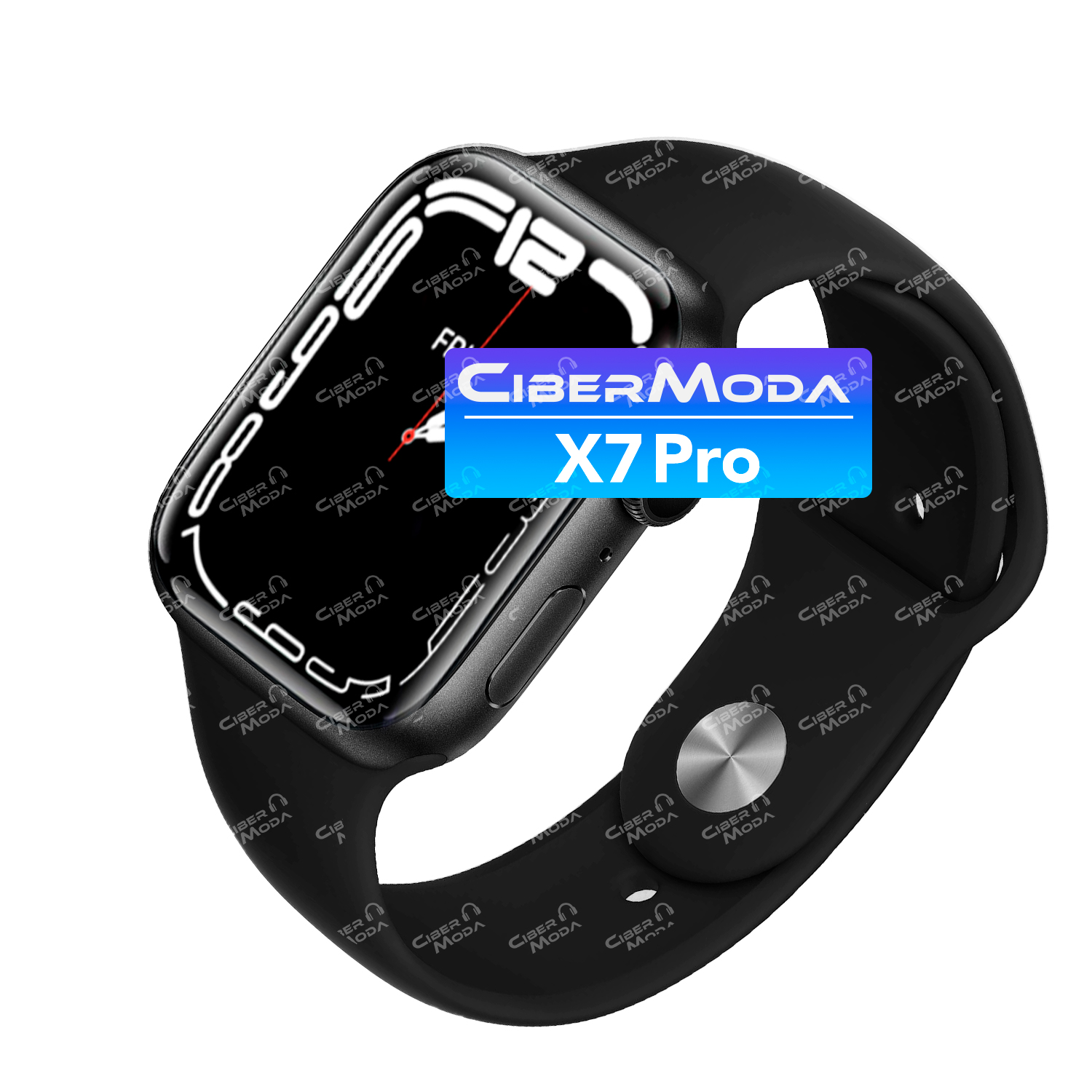 Smartwatch X7 Pro Carga Inalambrica 2022 Negro