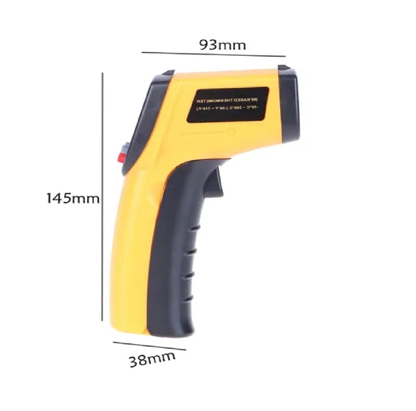 Termómetro Infrarrojo Digital Rojo