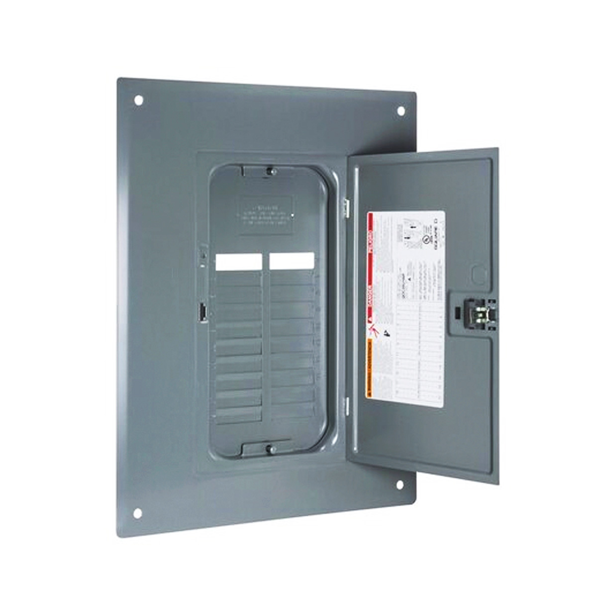 Frente p/ c de carga monofásico 20 sp empotrar, gris