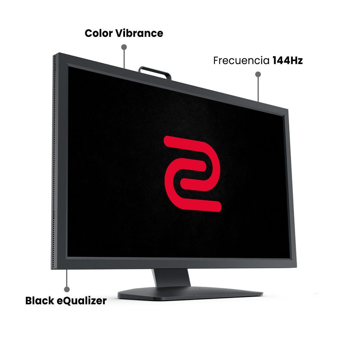 Monitor Esports 144hz 24 pulgadas ZOWIE XL2411K TN DyAc Black eQualizer