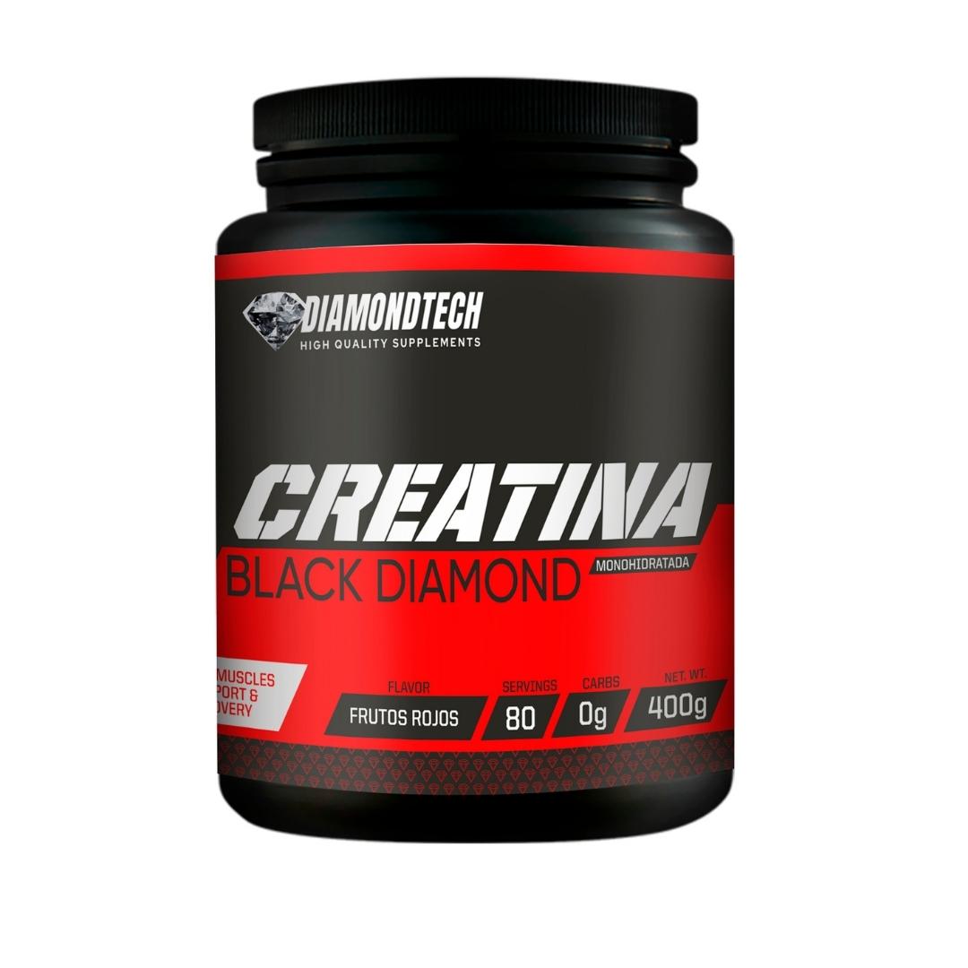 Creatina Black Diamond Monihidratada 400grs 80servicios Diamondtech ...
