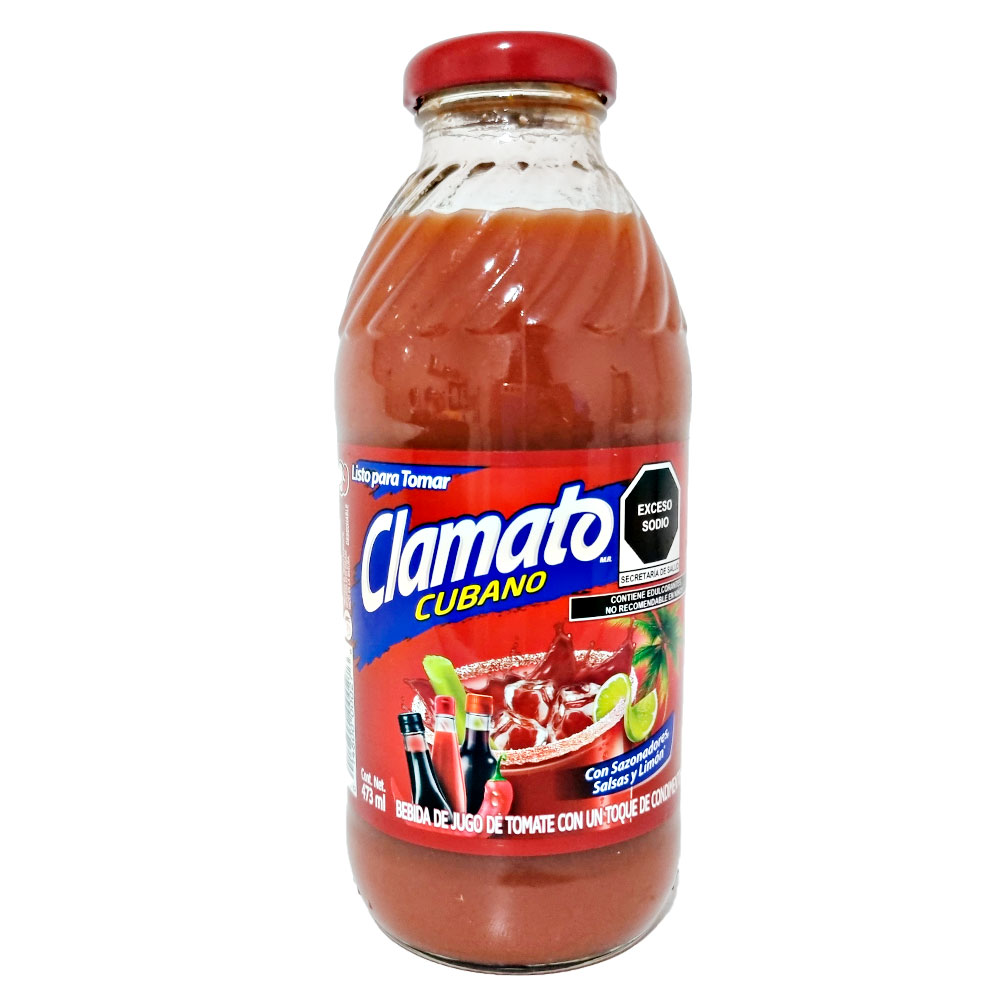 Jugo De Tomate Clamato Cubano Condimentado 473ml