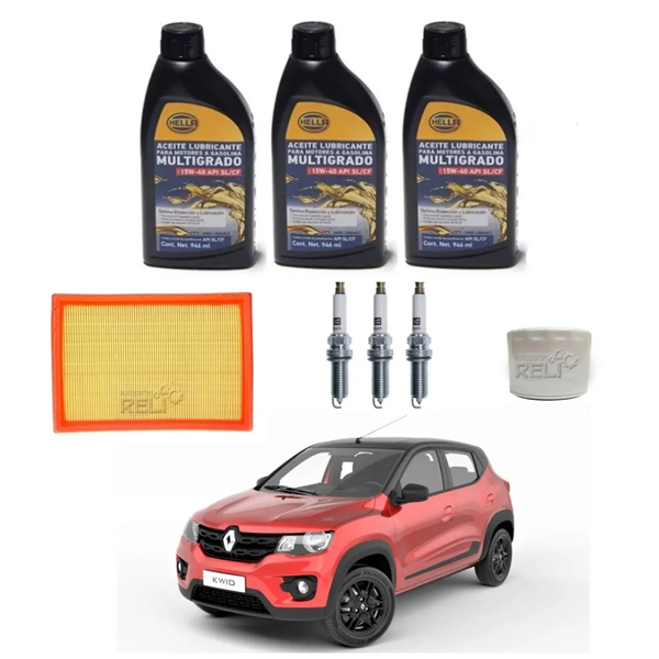 Kit Afinación Renault Kwid 3 Cil Aceite 15w40