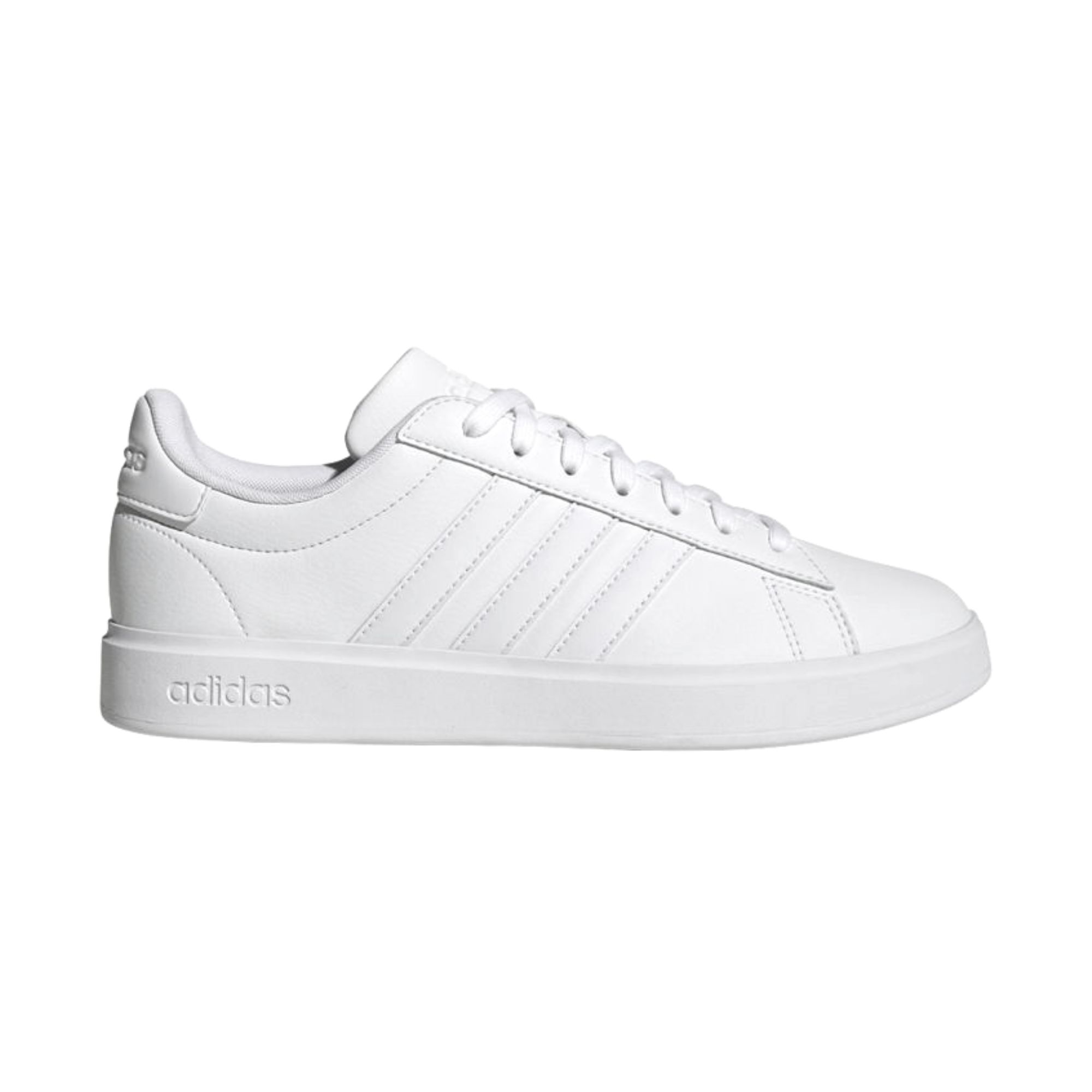 Tenis Adidas Grand Court 2.0 Lifestyle Blanco Hombre Originales GW9197