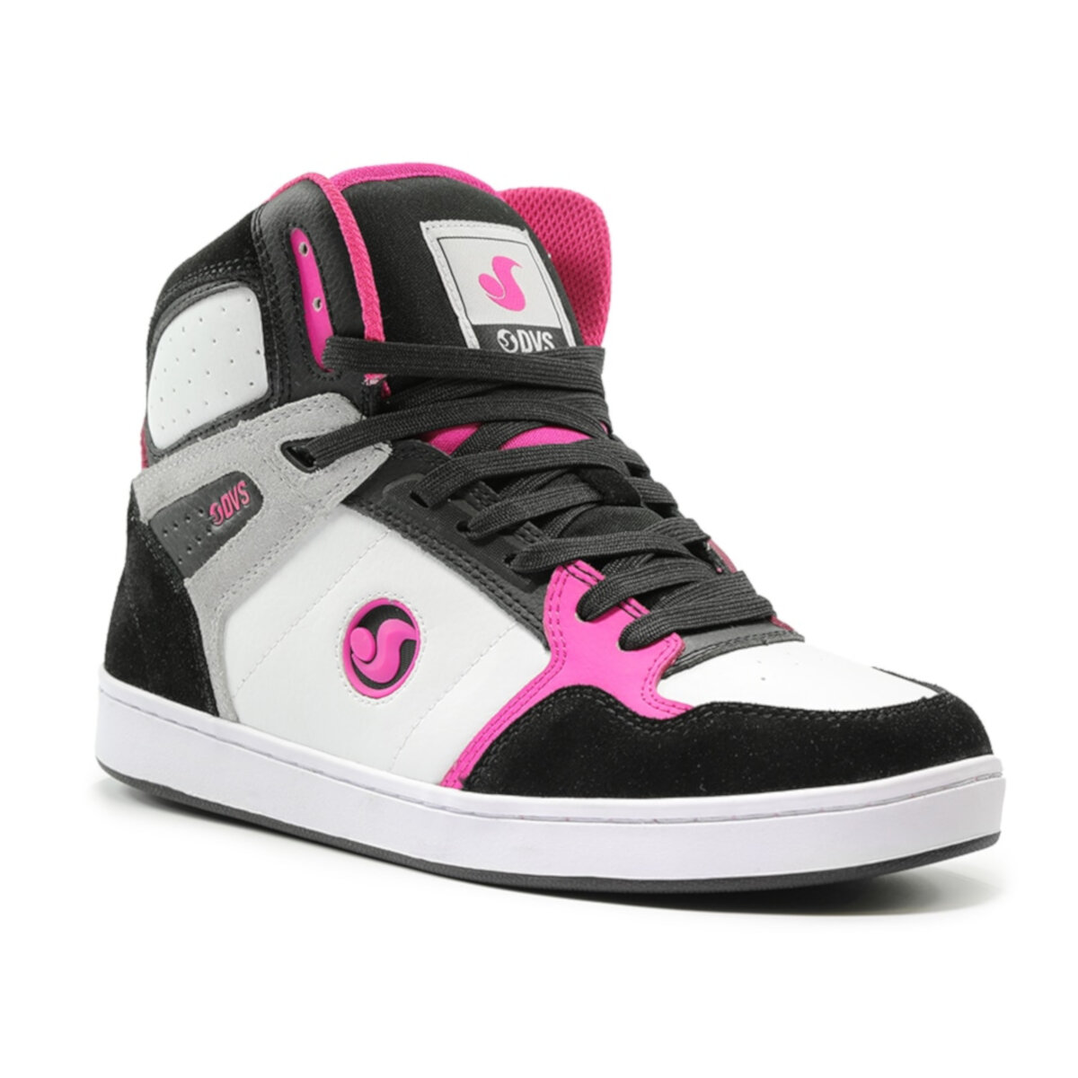 Tenis DVS HONCHO 004 BLACK WHITE PINK SUEDE