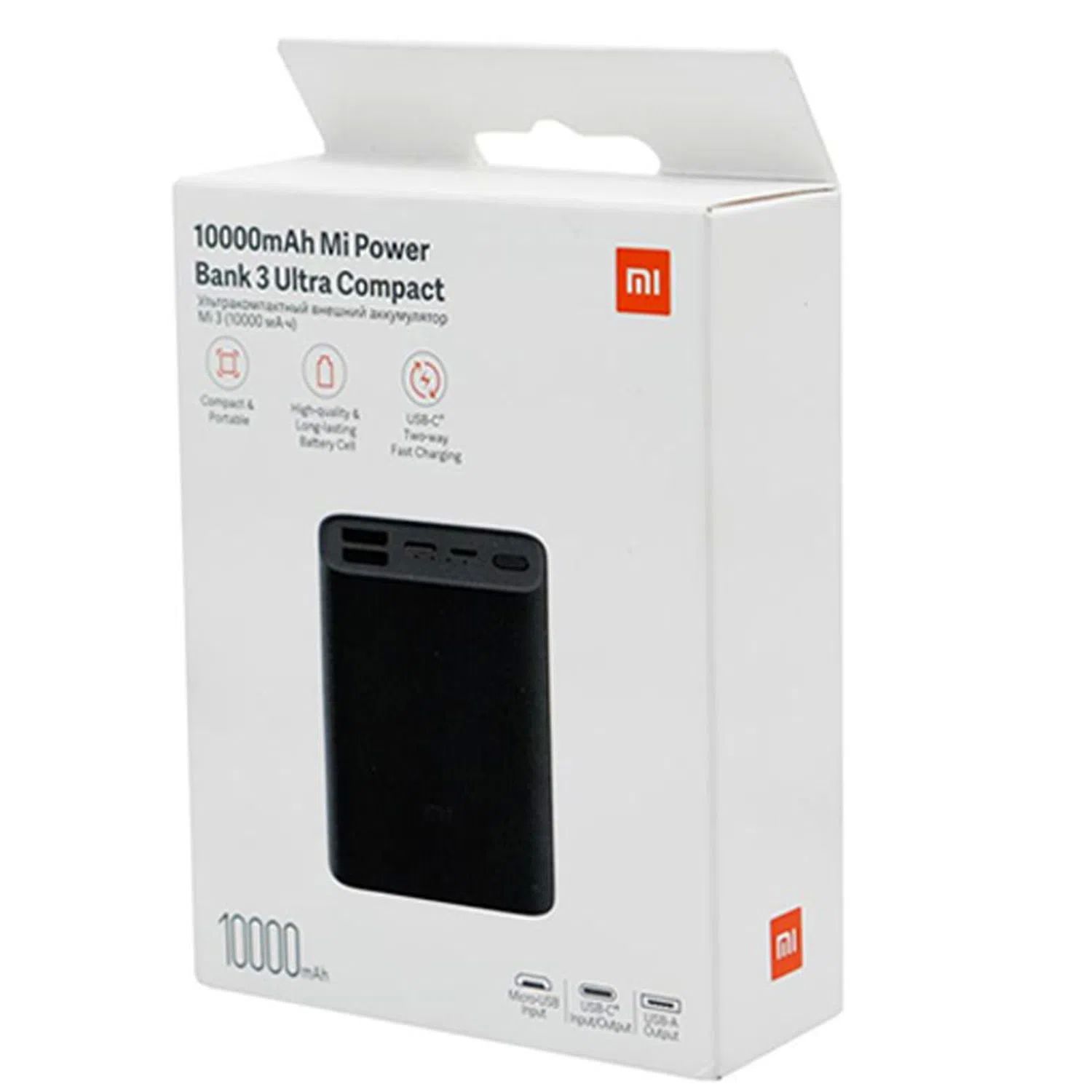 Bateria Mi Power Bank 3 Ultra Compact 10000mAh