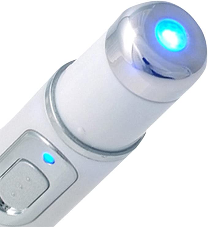 Bolígrafo luz azul removedor de acné.