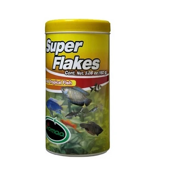 Alimento Super Flakes De 150 Gramos Biomaa Peces Acuario
