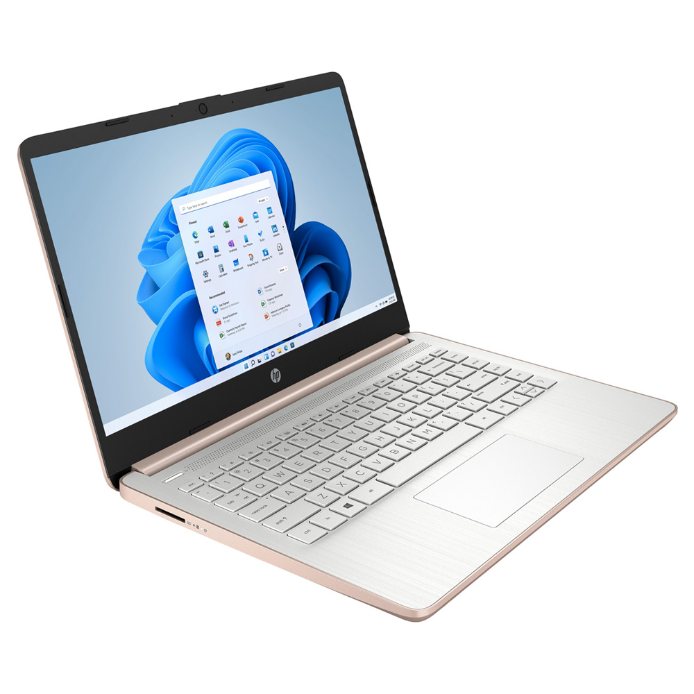 Laptop HP 14-dq0034dx 14" Intel Celeron RAM 4GB eMMC 64GB Rosa