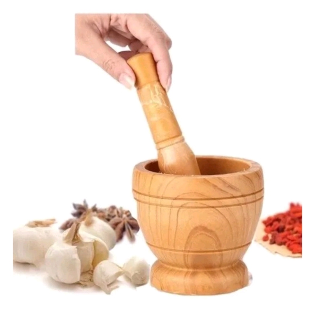 Machacador De Ajo Y Especias Mini Molcajete De Plástico