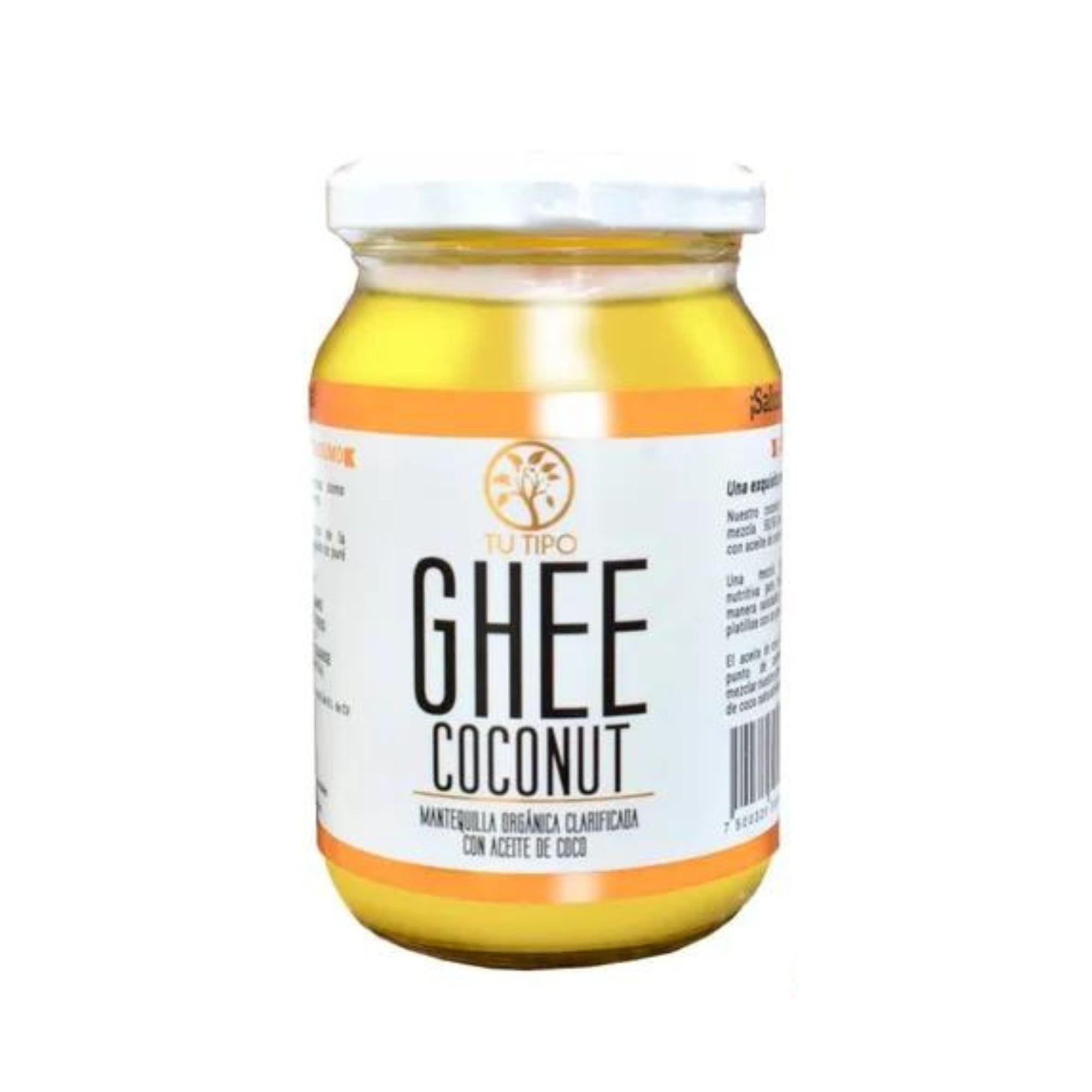 Coconut Ghee Mantequilla Clarificada Tu Tipo 200g