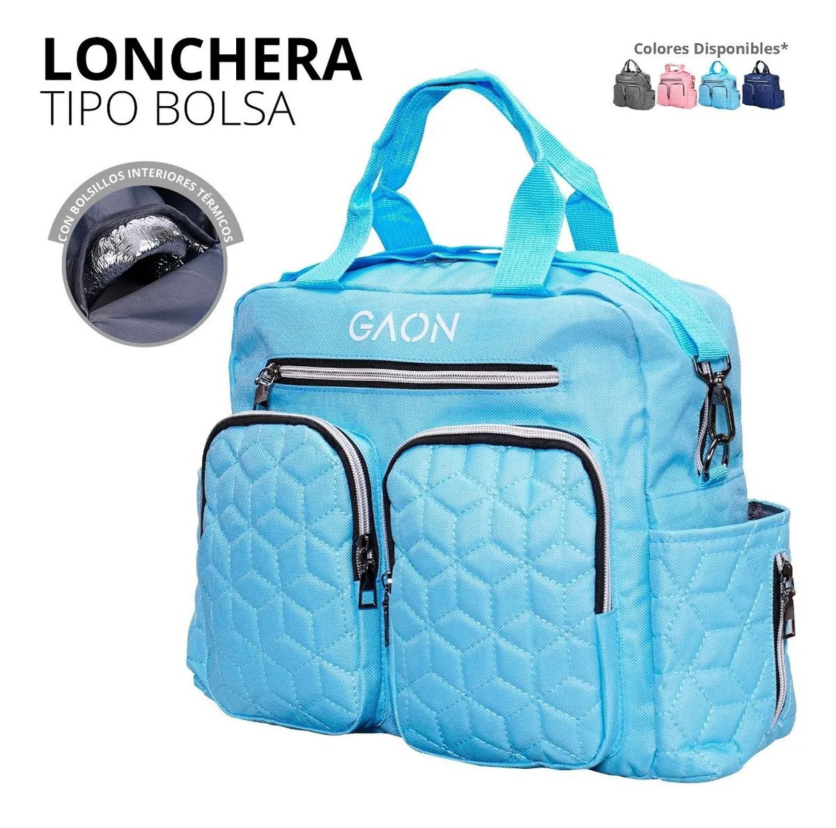Bolsa Lonchera Con Divisiones Termicas De Mano Para Mujer