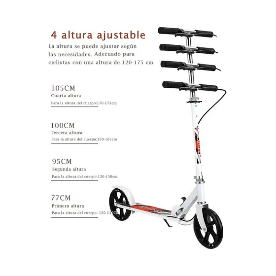 Scooter Patín Del Diablo Ajustable Para Jóvenes Y Adultos