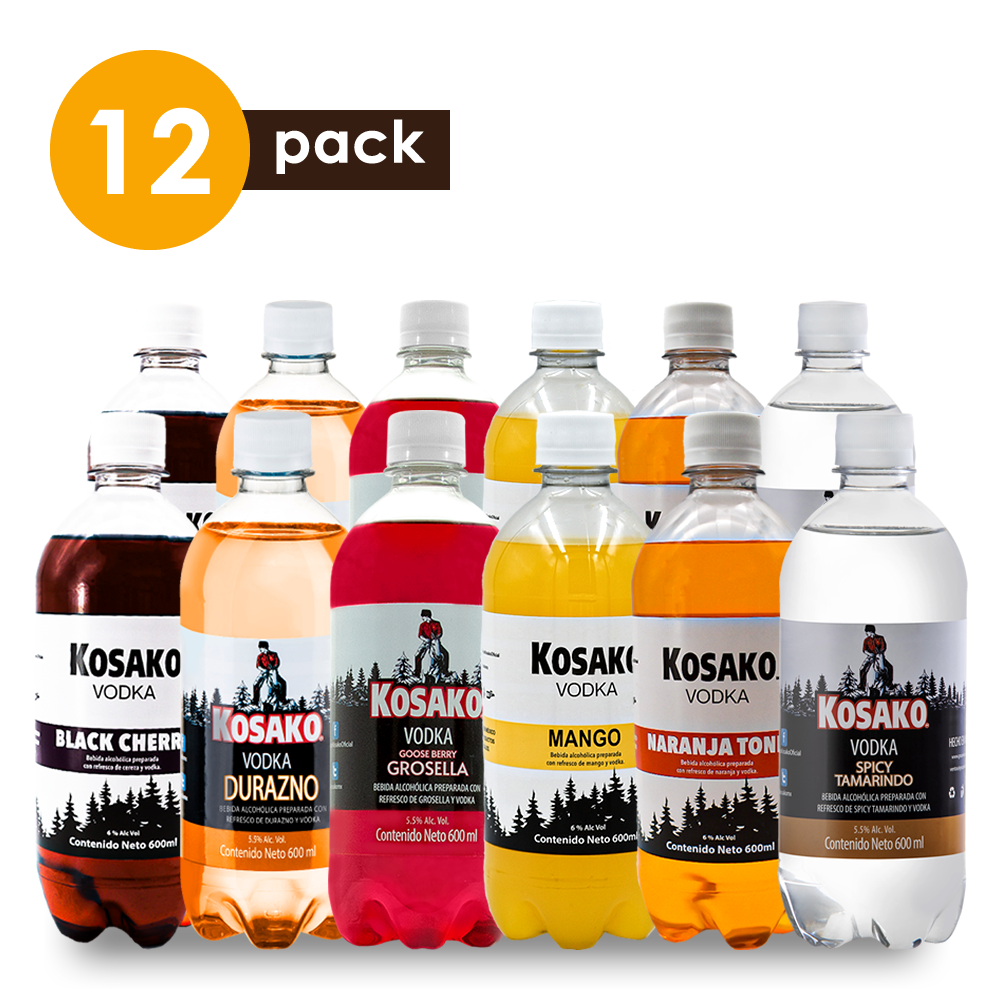 Vodka Kosako Mix 600 ml 12 Pack