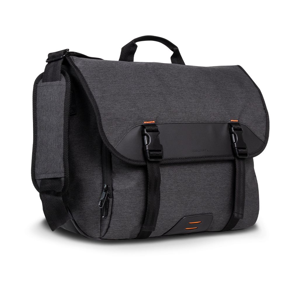Bolso Para Laptop 15.6 Pulgadas Urban Messenger Cool Capital Color Gris