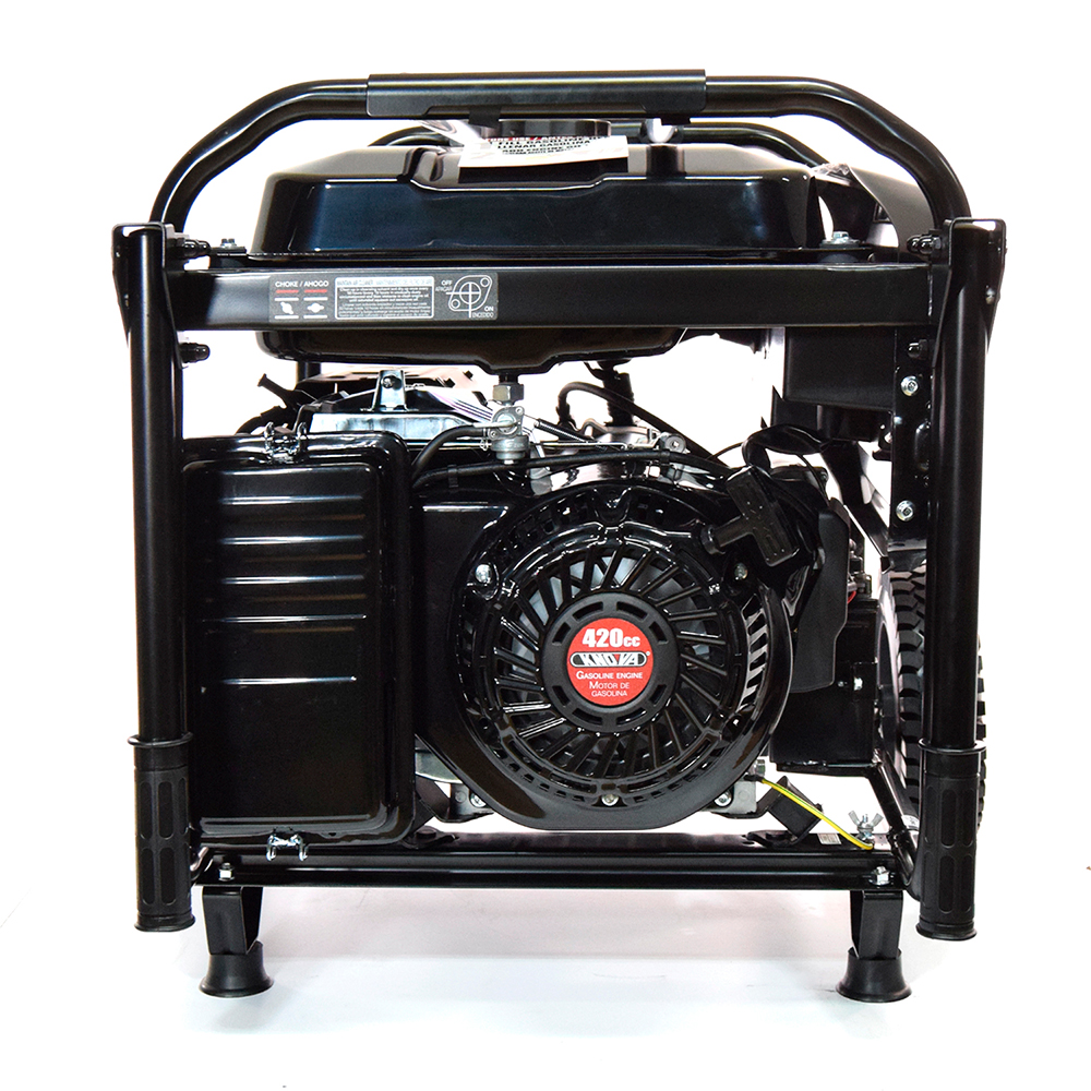 Knova Generador Eléctrico Profesional 8000W bifásico 4 tiempos con llantas