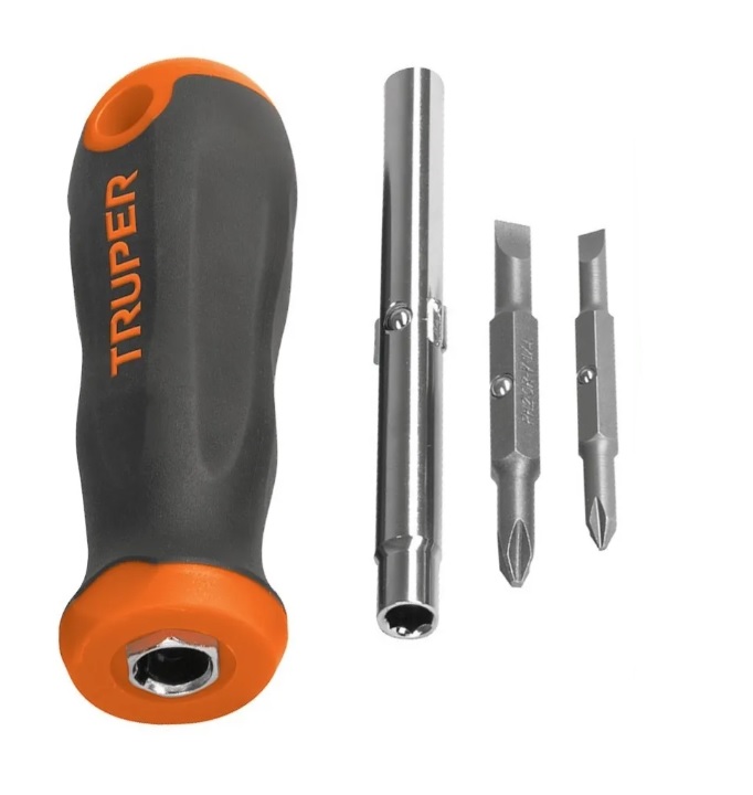 Desarmador 2 Puntas Dobles, Truper 14200