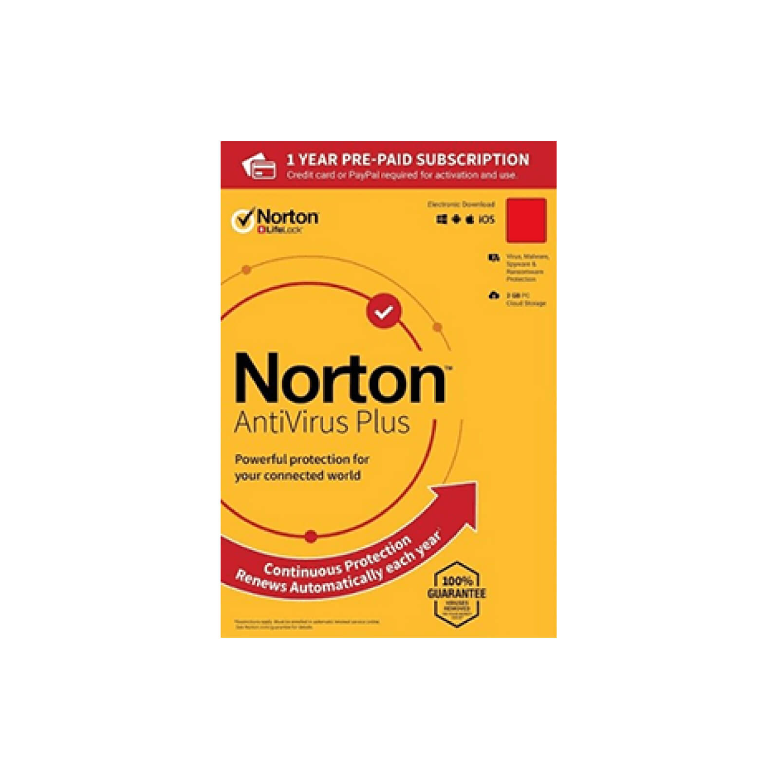 Norton AntiVirus Plus, 1 Dispositivo, 1 Año