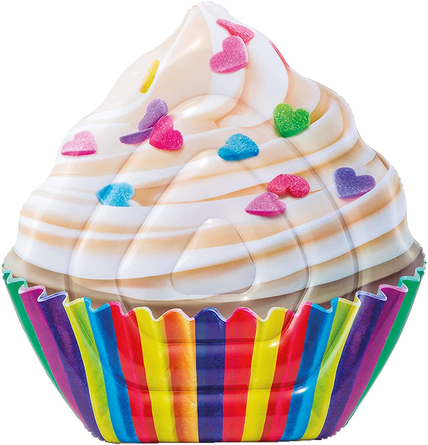 Flotador Inflable Cupcake De Colores Para Alberca